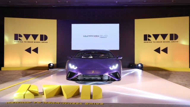 New Lamborghini Huracán EVO Rear-Wheel Drive showcased in Chennai ...