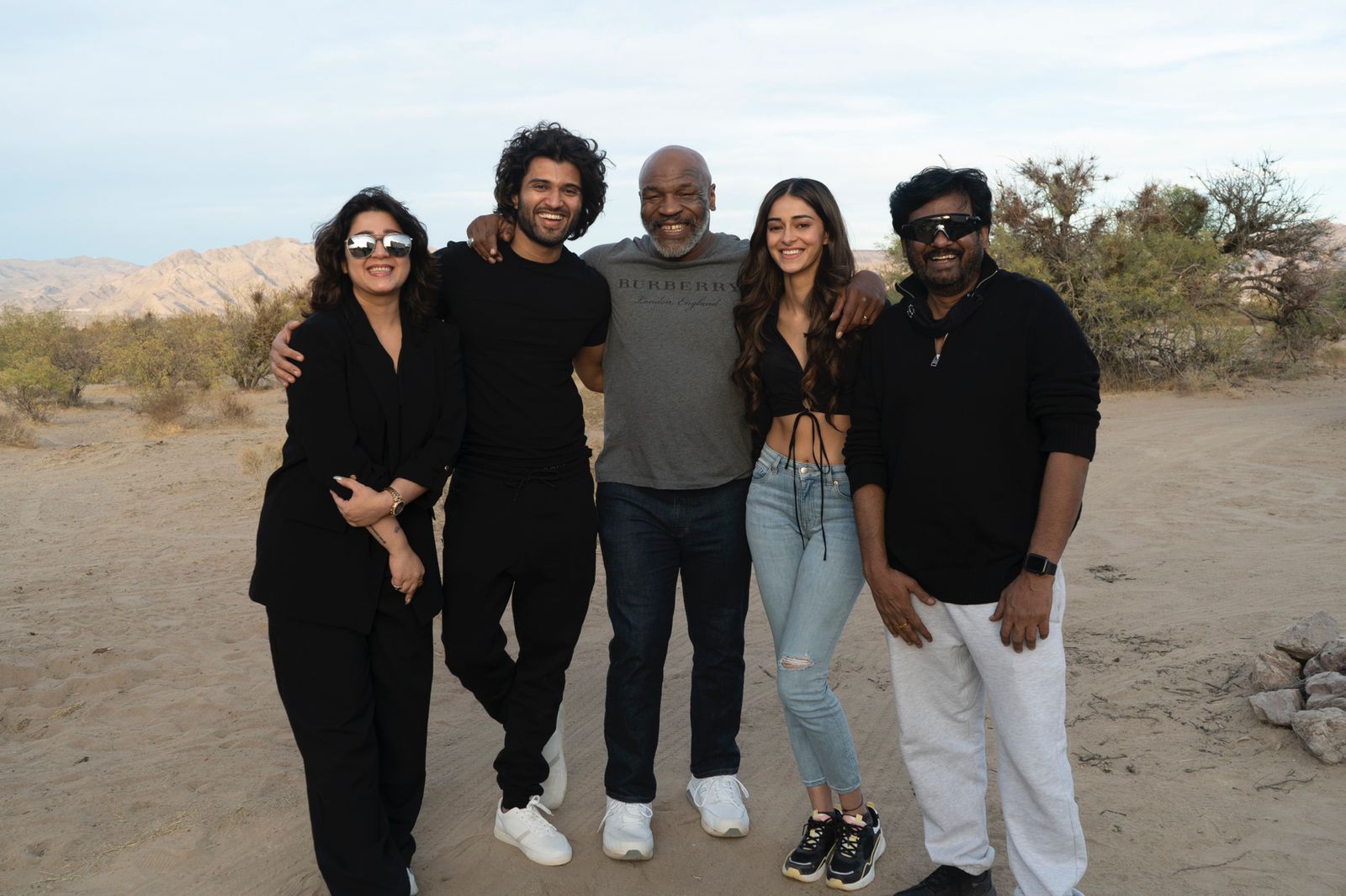 Mike Tyson join with Liger Movie Team Stills – Chennaionline