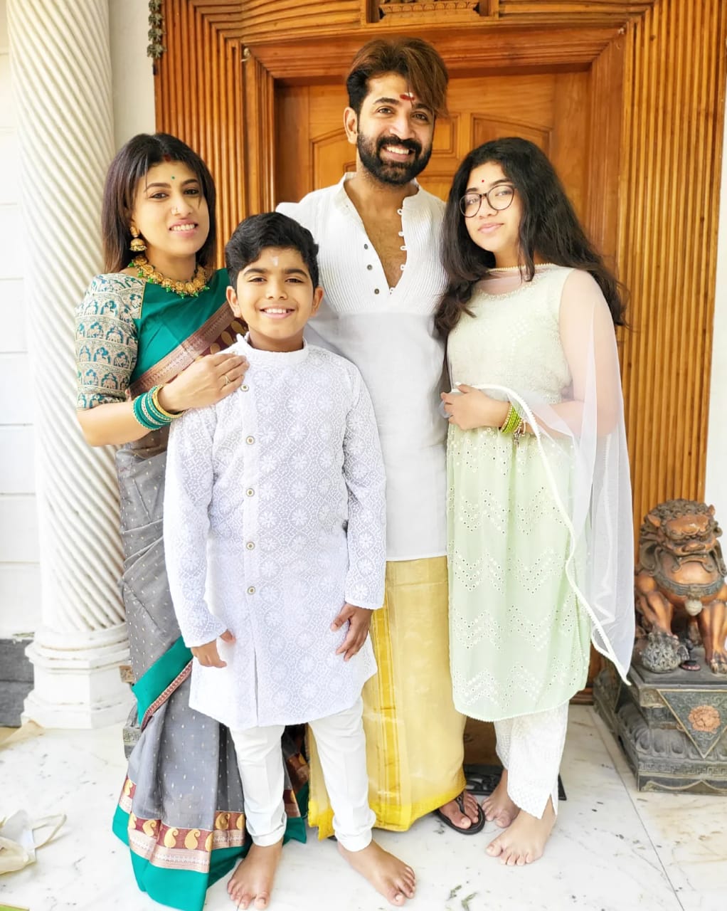 Actor Arun Vijay’s pongal celebration with family stills – Chennaionline