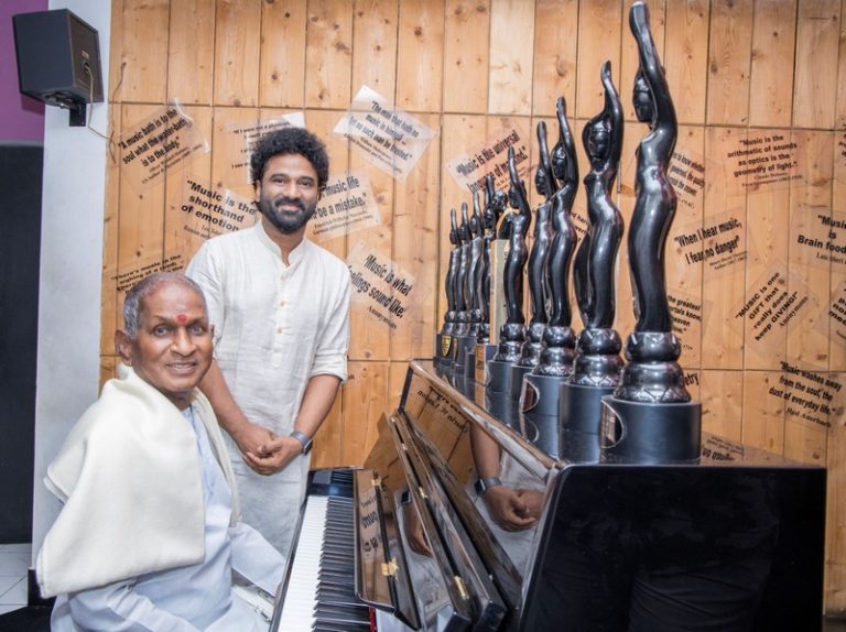 Ilayaraja Visit Devi Sri Prasad Studio Stills – Chennaionline