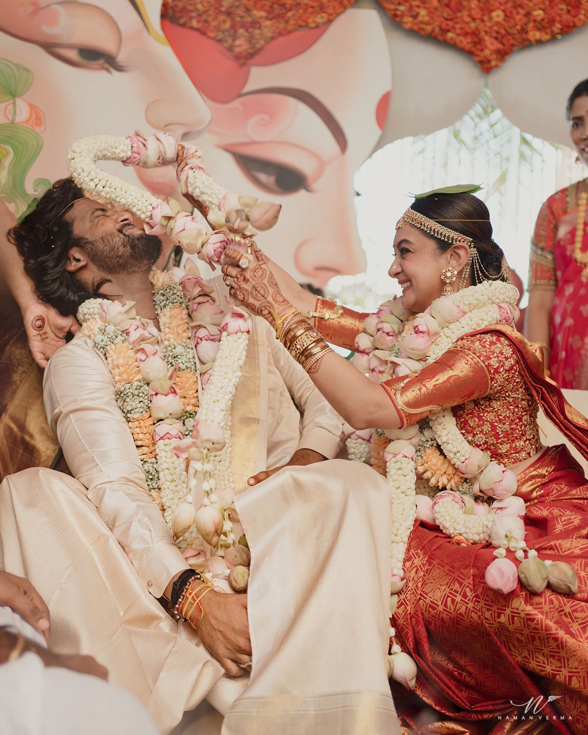 Actor Umapathy Ramaiah and Actress Aishwarya Arjun Marriage Stills ...